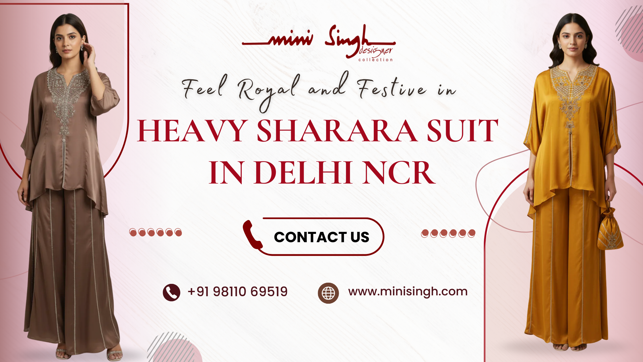Top Heavy Sharara Suit in Delhi NCR: Shop Royal Designs